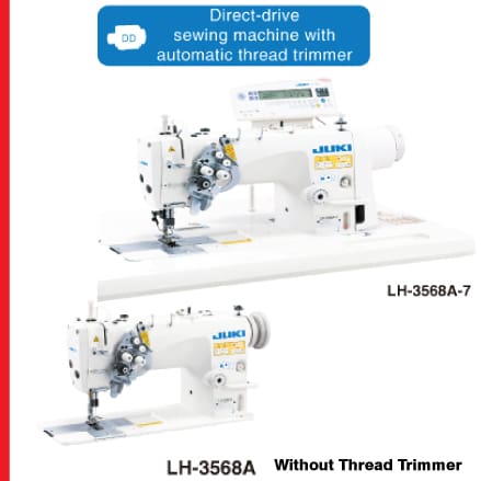 Juki LH-3568A-7 (with automatic thread trimmer), LH-3568A Semi-Dry Head ...