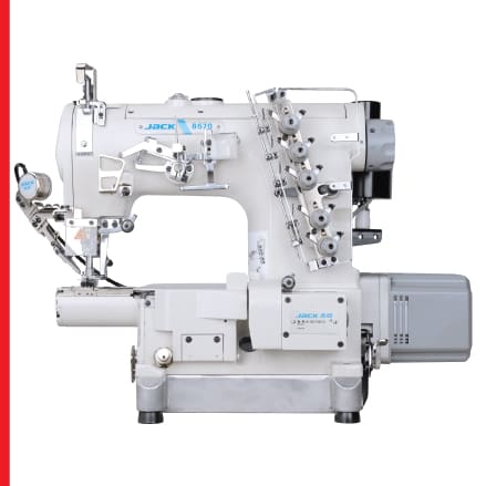 Jack 8670 Small Cylinderbed Interlock | Sewing.ae