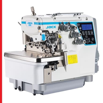 Jack C6 Digitalized Overlock With Automatic Thickness Adjustment ...